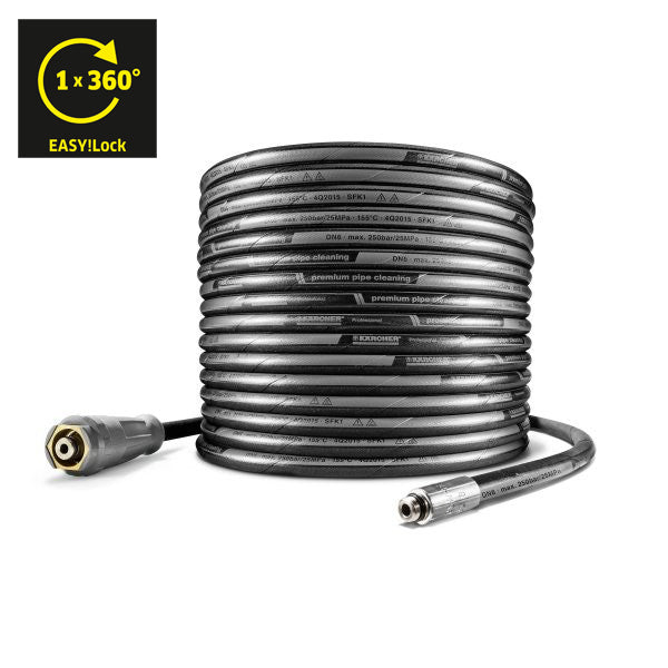 KARCHER EASY! Force 10m Pipe Cleaning Hose, DN6, 14Mpa EASY!Lock 61101 ...